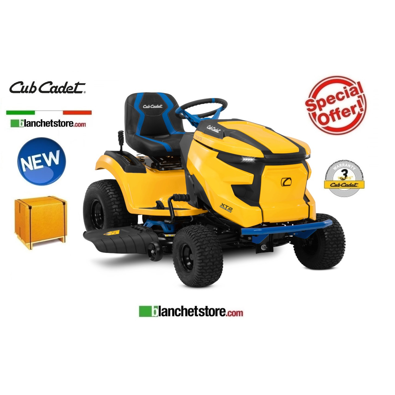 Tractor Cub Cadet XT2 ES107 Side discharge 56Volt/60Ah Tractor Cub Cadet XT2 ES107 Side discharge 56Volt/60Ah